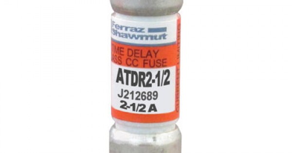 ATDR1/4,Fuse ATDR ,Class CC ,Time-Delay ,600VAC / 300VDC, 0.25A ...